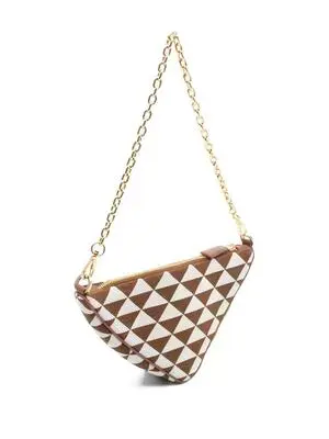 Prada 2010s Symbole Triangle Shoulder Bag
