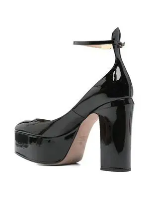 Valentino Garavani 120mm Platform Ankle-strap Pumps - Black
