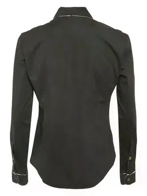 Burberry Contrast-trim Cotton Shirt