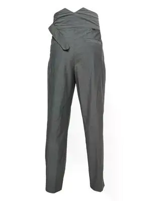 Kenzo Pleated Belted Trousers