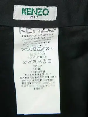 Kenzo Pleated Belted Trousers