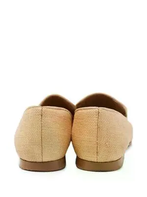 Stella McCartney Raffia Embellished Slippers