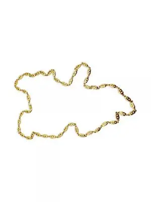 Dior 1980s Cd-motif Chain Necklace - Gold