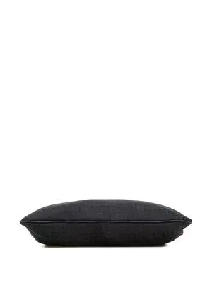 Fendi 2000-2010 Zucchino Canvas Crossbody Bag - Black