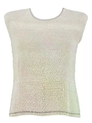 NADINI Pearl-embellished Top - Neutrals