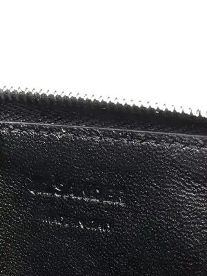 JIL SANDER 2020s Giro Envelope Card Case - Black