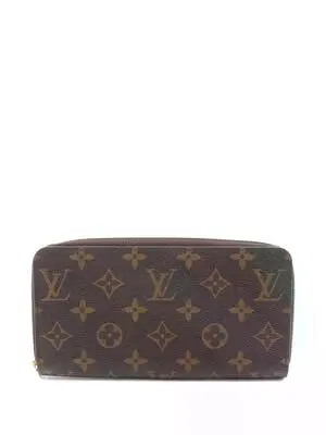 LOUIS VUITTON 2017 Monogram Zipper Wallet - Brown
