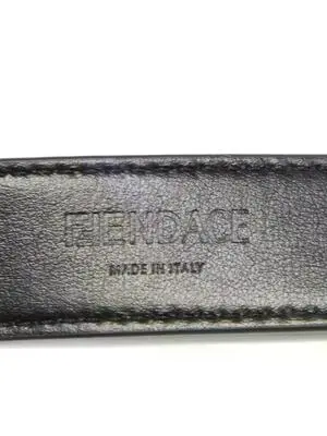 Fendi Fendace Logo Leather Belt