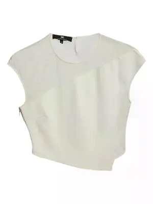 Elisabetta Franchi Paneled Crop Top