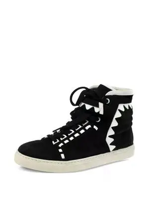 SOPHIA WEBSTER Contrast-stitching High-top Sneakers