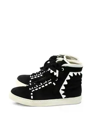 SOPHIA WEBSTER Contrast-stitching High-top Sneakers