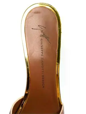 GIUSEPPE ZANOTTI 140mm Leather Sandals