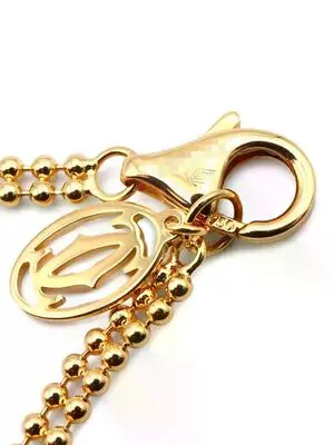 Cartier 2010s Trinity Diamond Necklace - Gold