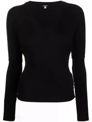Versace 2000s Fine-knit V-neck Jumper