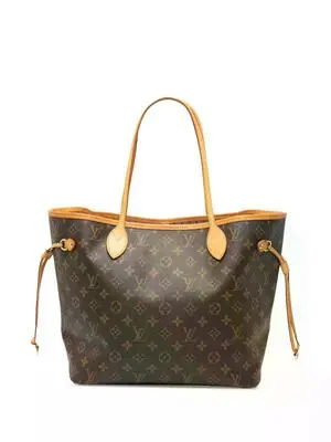 LOUIS VUITTON 2008 Monogram Neverfull Mm Tote Bag - Brown
