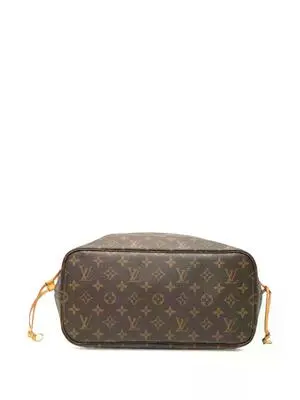 LOUIS VUITTON 2008 Monogram Neverfull Mm Tote Bag - Brown