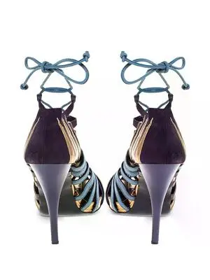 Pierre Hardy 120mm Cut-out Lace-up Boots