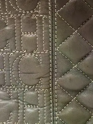 Carolina Herrera Monogram Quilted Leather Shoulder Bag - Neutrals