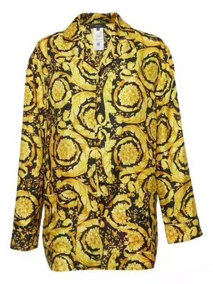 Versace Barocco Print Silk Shirt