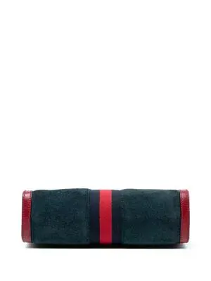 Gucci Small Suede Ophidia Chain Crossbody Bag - Blue