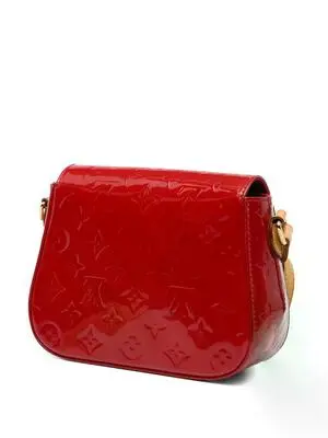 LOUIS VUITTON 2011 Monogram Vernis Bellflower Pm Crossbody Bag - Red