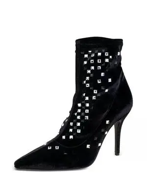 GIUSEPPE ZANOTTI 100mm Crystal-embellished Ankle Boots