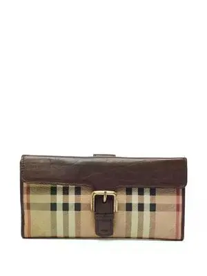 Burberry Check-print Wallet - Brown
