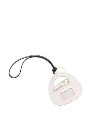Miu Miu Wander Bag Charm Key Ring - White