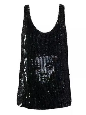 Women's Alexander Mcqueen Black Camis Tanks