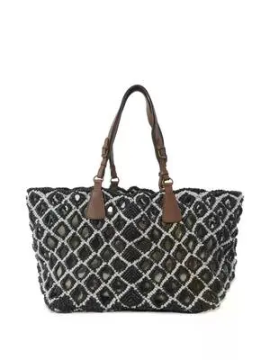 Marni Maxi Woven Tote Bag
