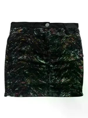 ISABEL MARANT VINTAGE Tweed Mini Skirt With Abstract Print