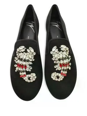 GIUSEPPE ZANOTTI Scorpion-embellished Loafers