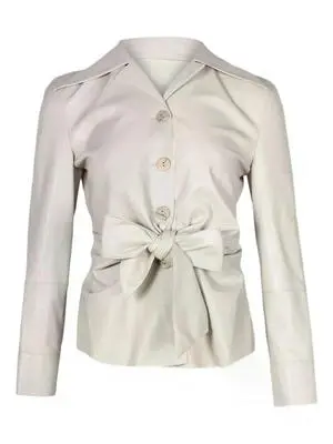 Nanushka Belted Long-sleeve Shirt