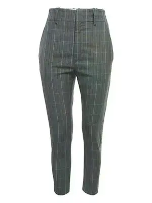 ISABEL MARANT VINTAGE Plaid Wool Trousers