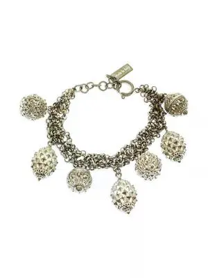 Etro Charm-detailing Bracelet - Silver