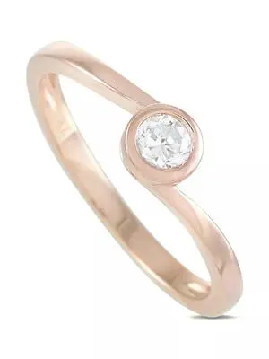 LB EXCLUSIVE 14k Rose Gold Diamond Ring