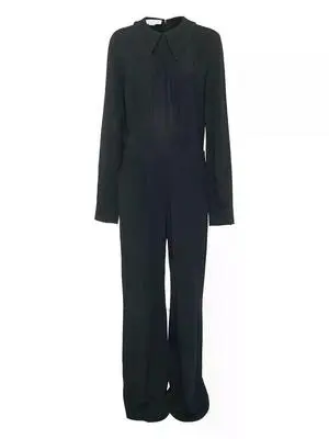 Stella McCartney Pleated Detail Jumpsuit - Black