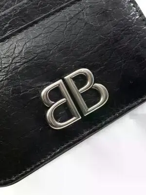 Balenciaga 2010-2025 Leather Monaco Card Holder