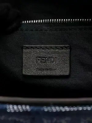 Fendi Ff-motif Shopping Bag - Blue