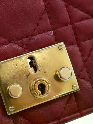 Dior 2017 Dioraddict Wristlet Clutch Bag - Red