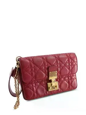 Dior 2017 Dioraddict Wristlet Clutch Bag - Red