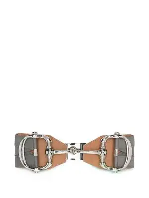 Gucci 2010s Double-buckle Belt - Grey