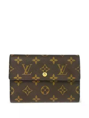 LOUIS VUITTON 2005 Etui Papier Wallet - Brown