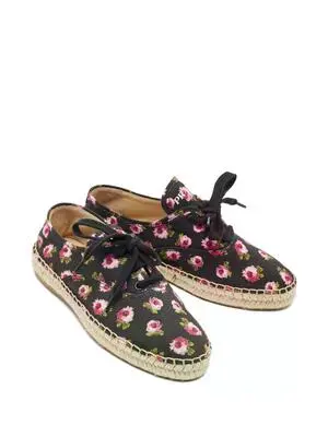 Prada Floral-print Espadrilles