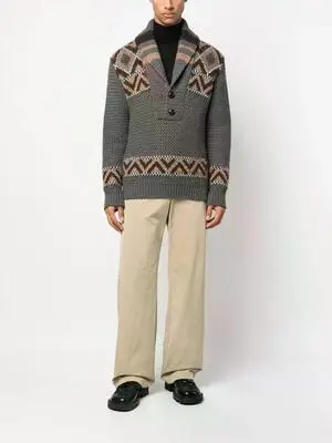 Gucci 2000s Zigzag Jumper