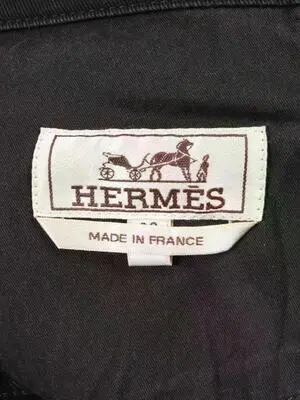 Hermès 2010 Leather-trim Jeans