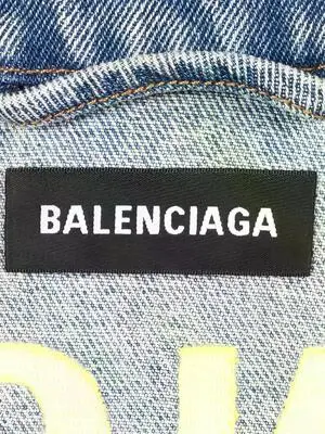 Balenciaga Logo-embroidered Denim Jacket