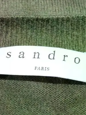 Sandro Tie-detailed Wool Sweater