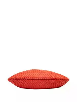 Bottega Veneta 2012-2025 Medium Nappa Intrecciato Veneta Hobo Bag - Orange