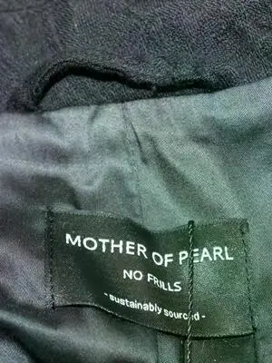 Mother Of Pearl Jacquard Double-breasted Blazer